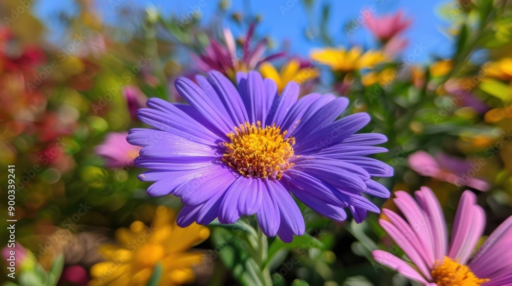 Aster: Known for their star-like shape and vivid colors, asters ...