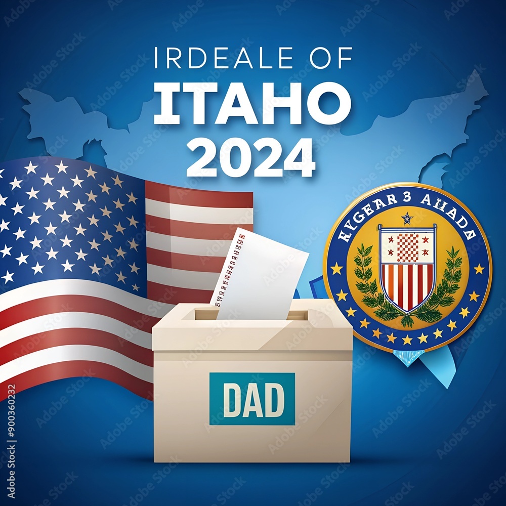 USA Presidential election November 5, 2024. Voting Day 2024 in Idaho ...