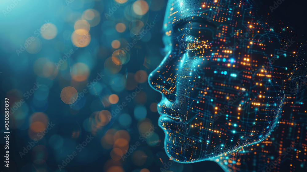 Machine learning algorithms transforming data into visual patterns on ...