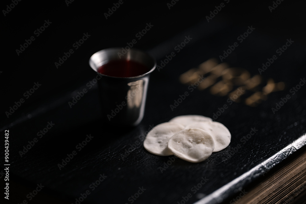 Communion, Christians celebrate their faith by partaking in bread and ...