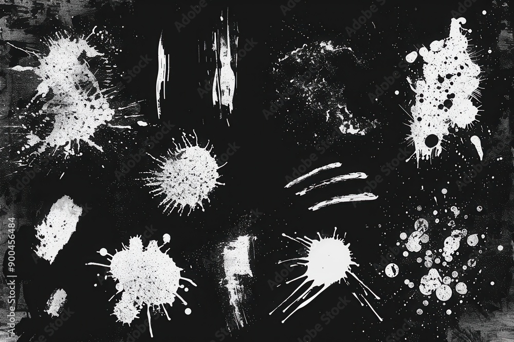 Textured stamp overlays with gritty styles, weathered appearances, old ...