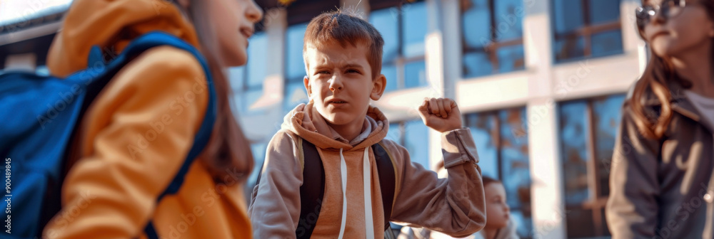 National Bullying Prevention Month. Don't bully me concept. The problem ...