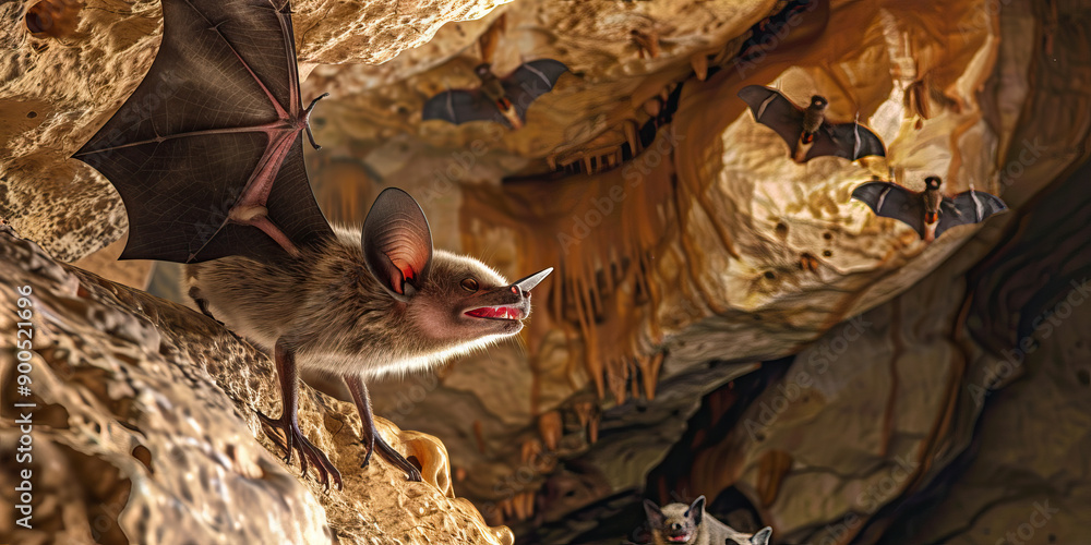 Cave Dwellers: An image showing the diverse wildlife that inhabits ...