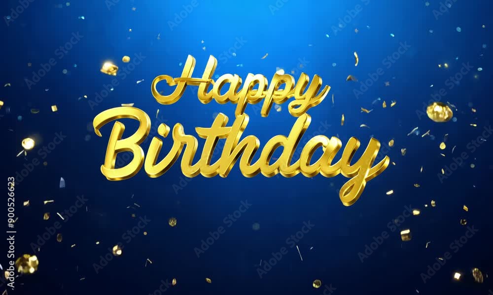 Golden Birthday Wishes: A dazzling celebration of life, with golden ...