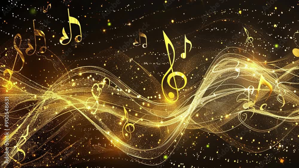 Vidéo Stock International Strange Music Day. World Music Day. Abstract ...