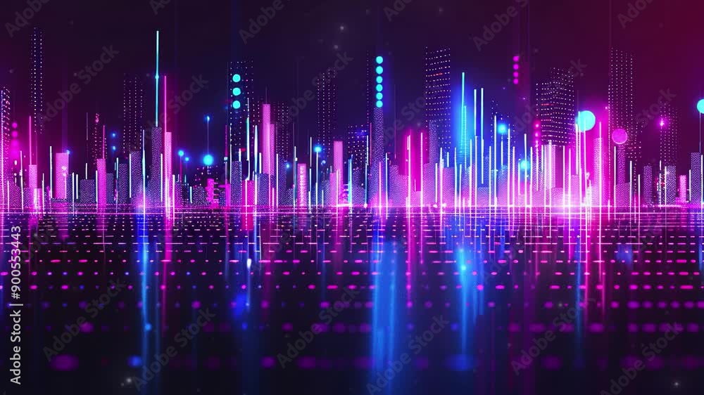 International Strange Music Day. World Music Day. Abstract background ...