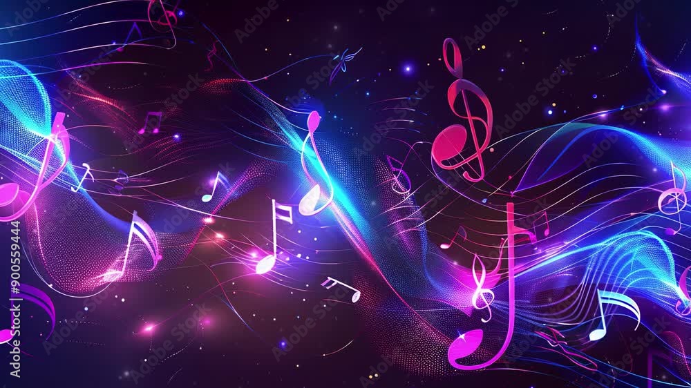 International Strange Music Day. World Music Day. Colorful musical ...