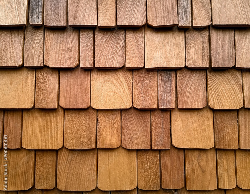 Close up of wood texture and background Natural cedar shingle siding ...