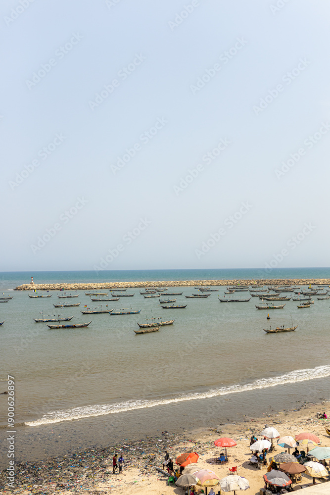 Ussher Fort in Accra, Ghana, is a historic landmark that highlights the ...