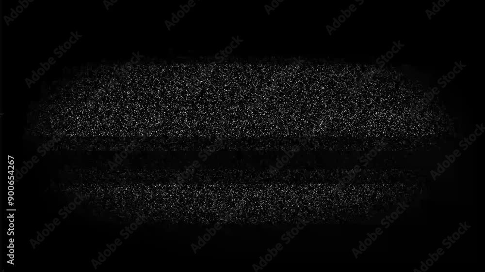 Analog Static Noise texture overlay. Horizontal stripes offset . No signal white noise artifacts ...