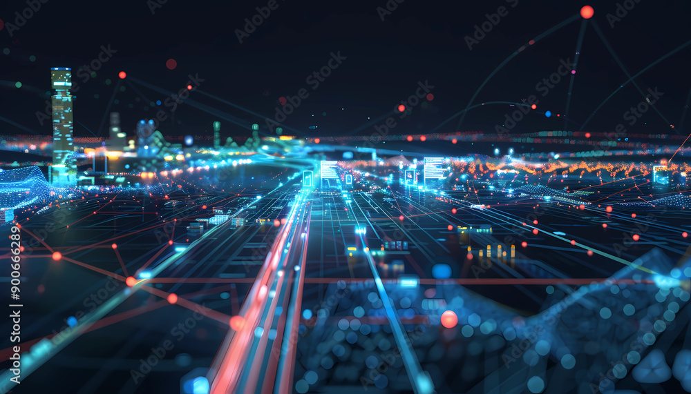 High-Resolution Supply Chain Map, professional digital map that ...
