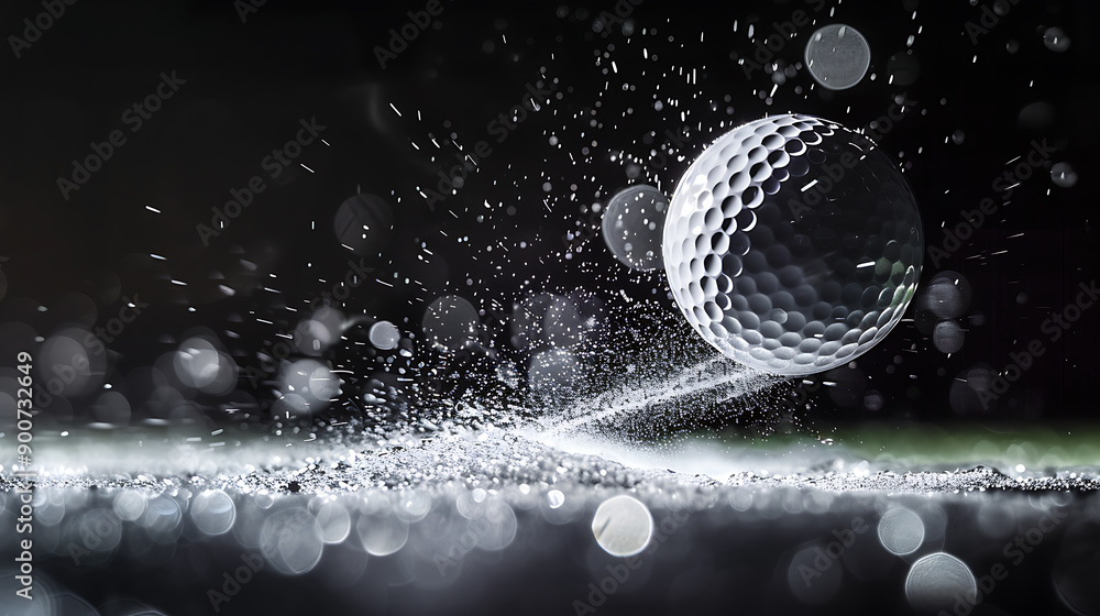 Dynamic Golf Ball in Mid-AirA High-Energy Display of Speed and Light ...
