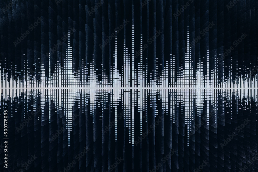 A digital representation of a sound waveform. It is composed of ...