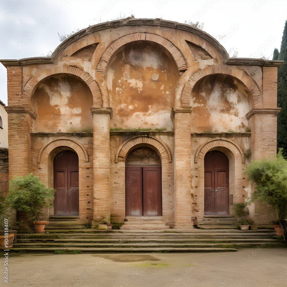 Exploration of Etruscan Architecture: Historical Stone Building from ...