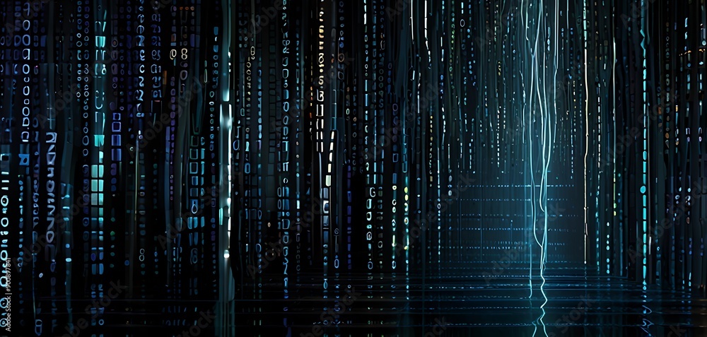 Data Spectrum A colorful spectrum of data waves flowing through a ...
