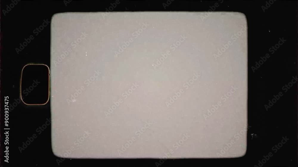 Retro Look. Film Frame Overlay. Noise Grunge Dust Scratches Texture ...