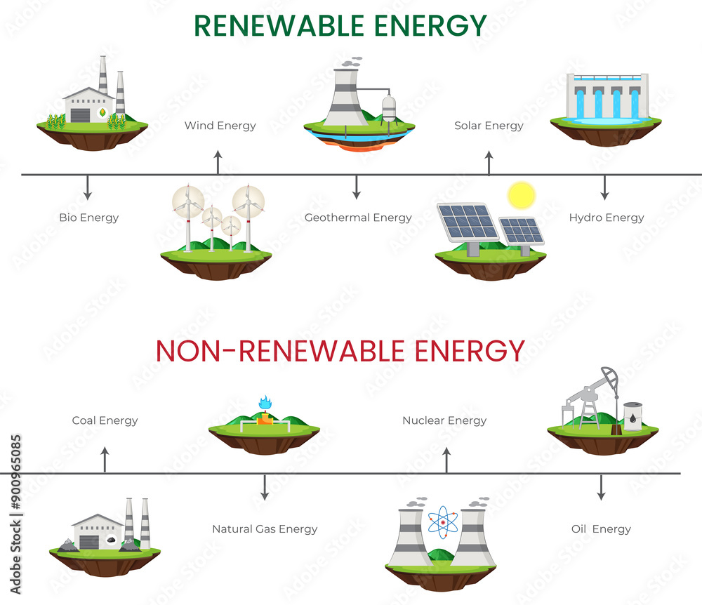 Renewable vs. Non-Renewable Energy Sustainable Sources vs. Finite ... Renewable vs. Non-Renewable Energy Sustainable Sources vs. Finite ...