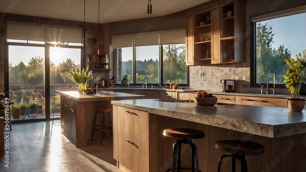 kitchen background, Empty background, Free space table top background ...