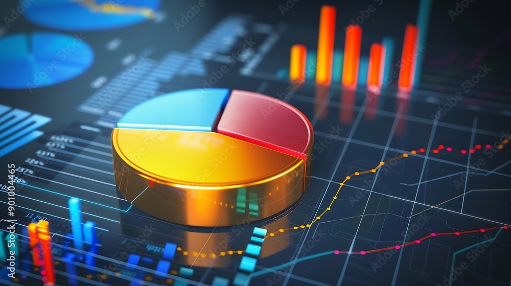 chart graph finance stock analysis financial digital growth investment ...