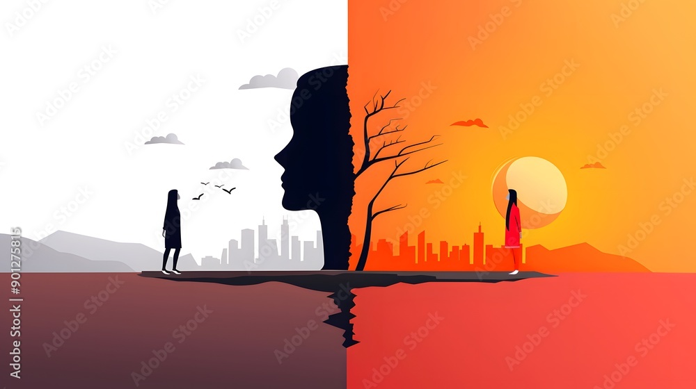 Resilient Spirit - Inner Strength Illustrated in Split-Complementary ...