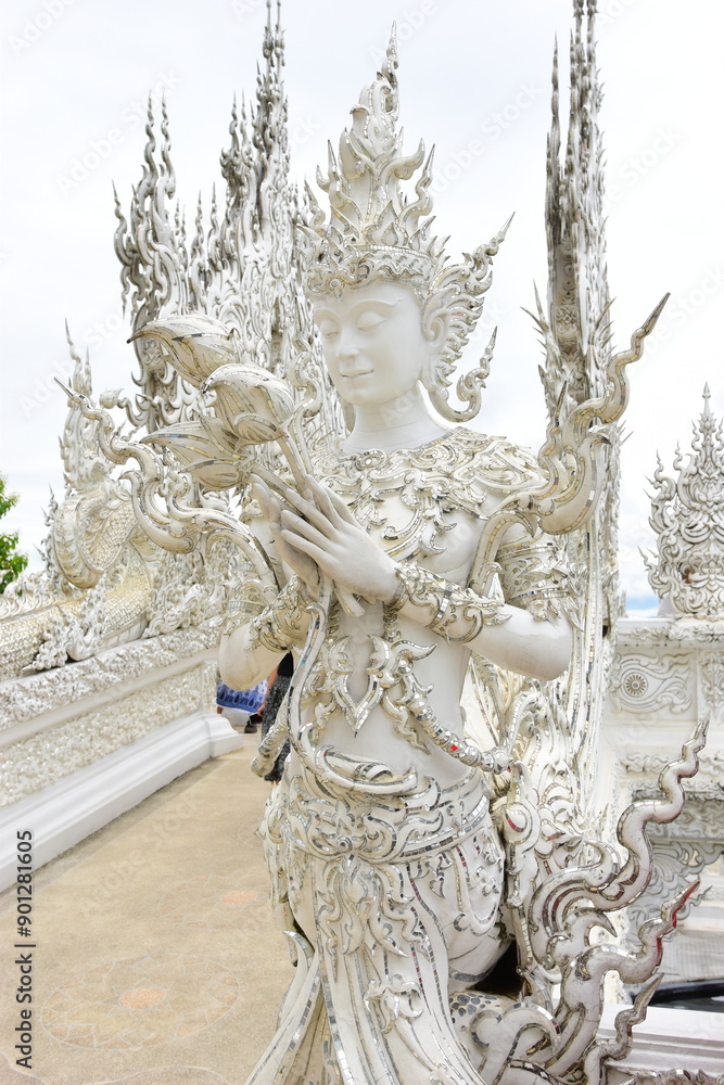 Chaing Rai, Thailand - July 27,2024 : White Temple (Wat Rong Khun) is ...