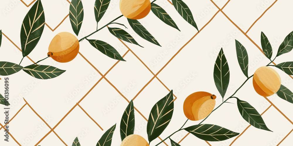 Seamless Tile Pattern Graphic , Abstract Tamarind background, Seamless ...