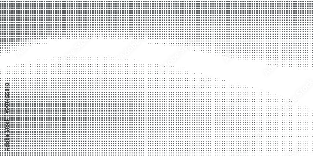 Radial halftone gradient background. Dotted concentric texture with ...