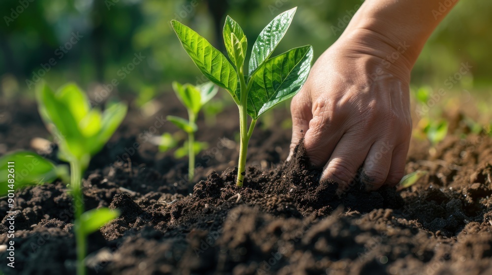 Reforestation: Planting trees to rebuild and restore forests that have ...