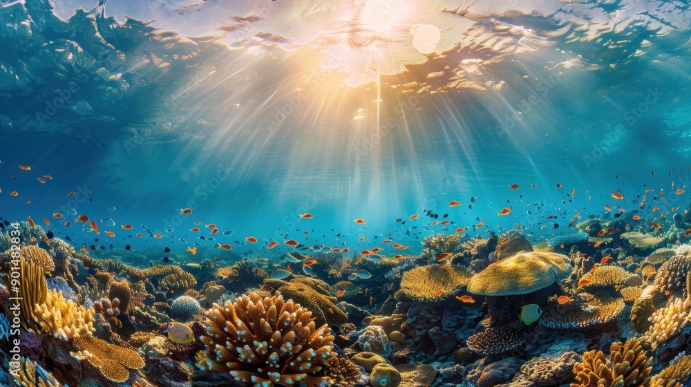 Coral Reefs: Vibrant marine ecosystems formed by calcium carbonate ...