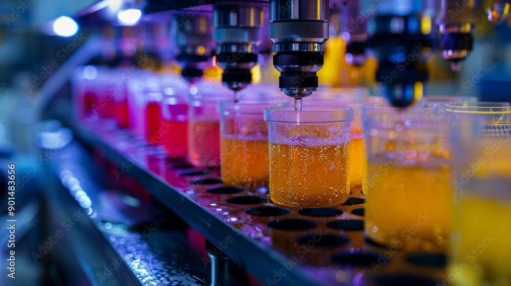 food safety microscopy, thoroughly examining microbial cultures using a ...