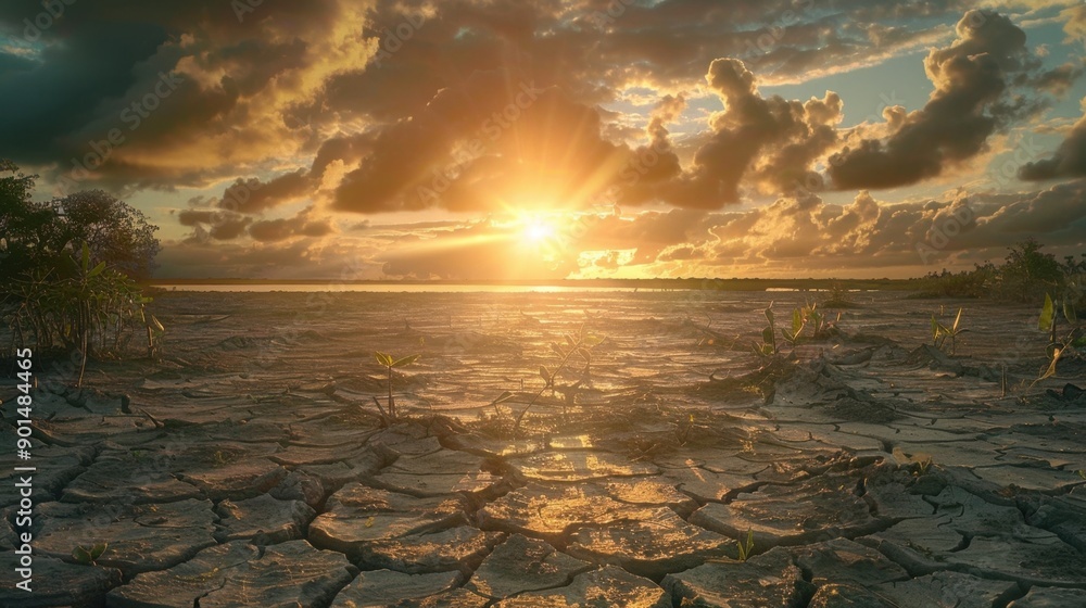 Desertification: The degradation of fertile land into desert landscapes ...