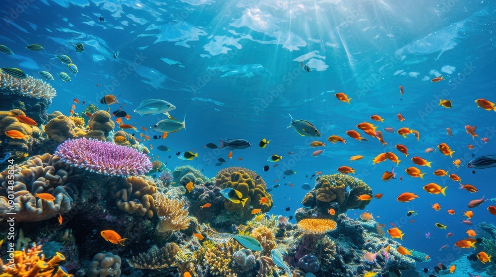Marine Ecosystem: Oceanic systems like coral reefs, kelp forests, and ...