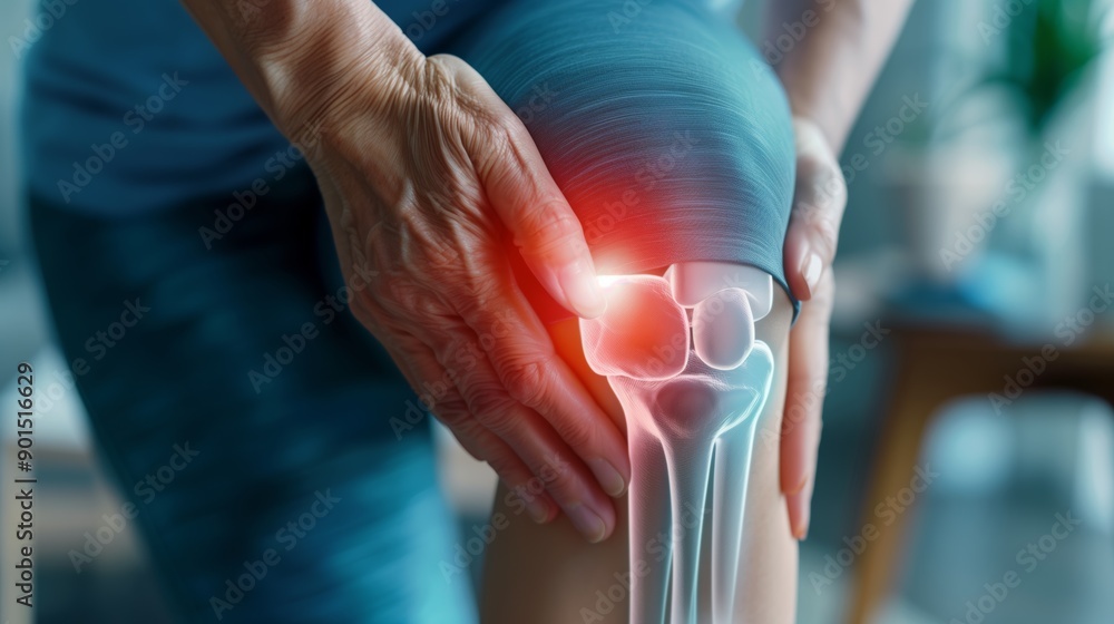 The Agony of Knee Pain: A visual representation of the debilitating ...