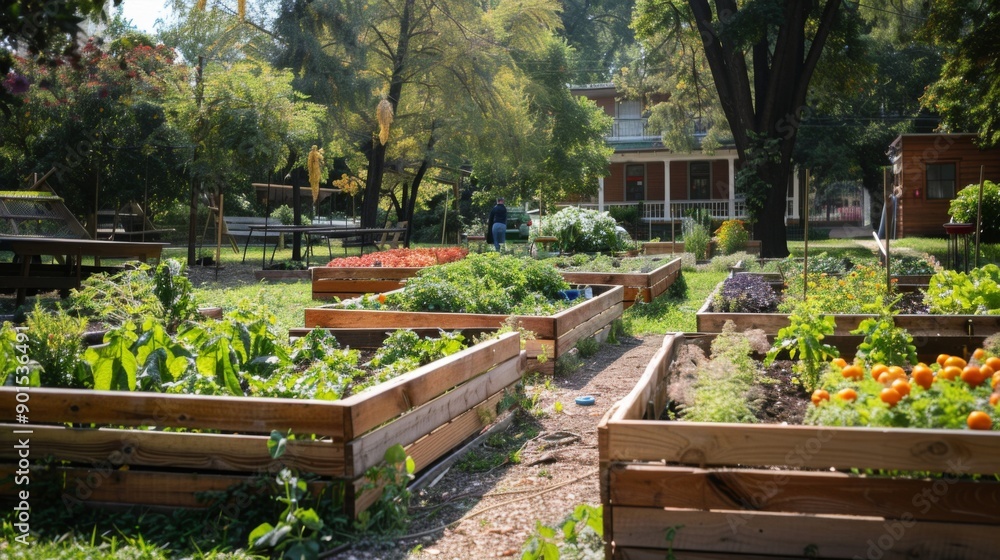 Community Gardens, Photos of urban community gardens and green ...