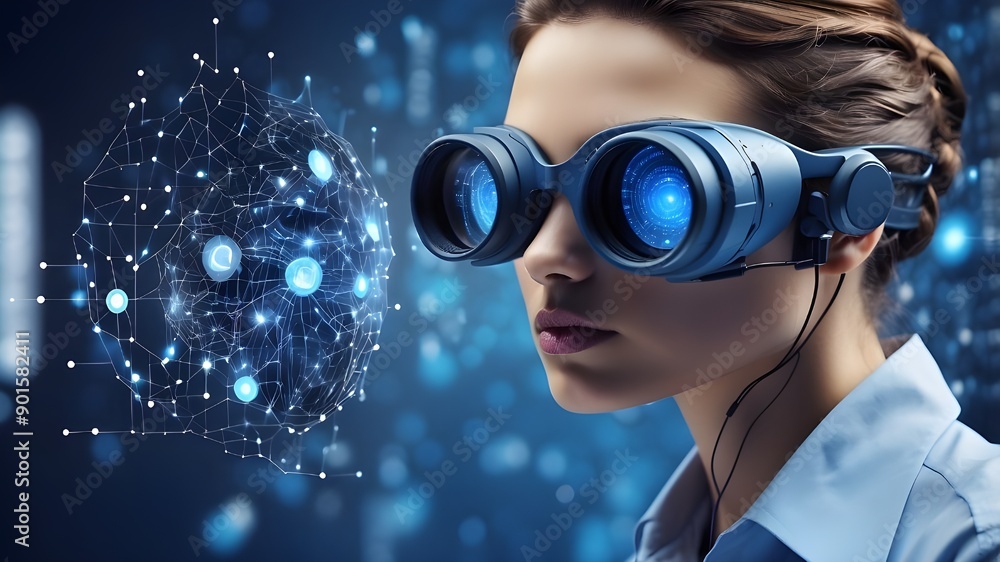 Artificial Intelligence (AI) in visual recognition systems, digital ...