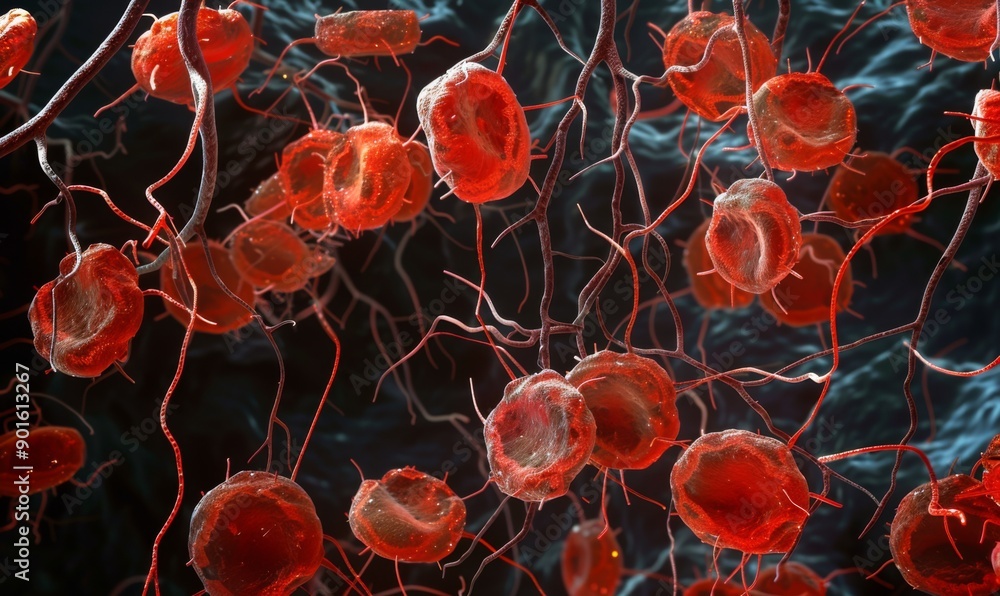 Fragmented RBCs, known as schistocytes, often suggest conditions like ...