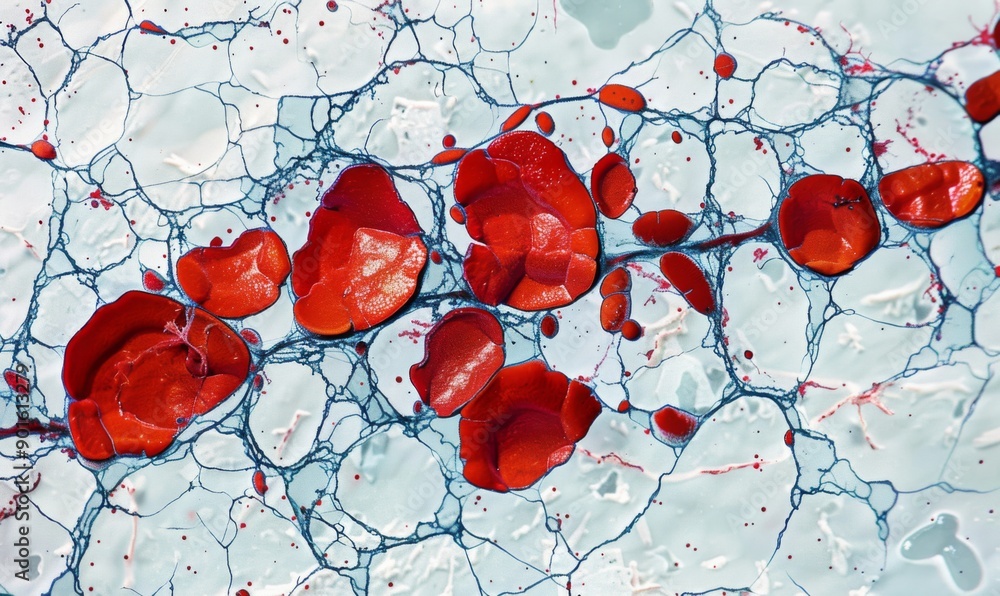 Fragmented RBCs, known as schistocytes, often suggest conditions like ...