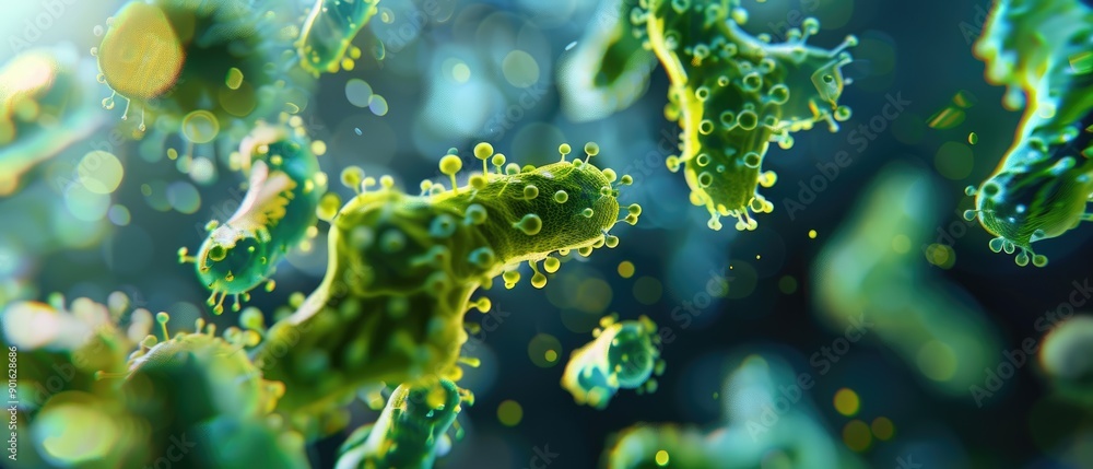 Plant Biology visualization of thylakoids contributing to cell rigidity ...