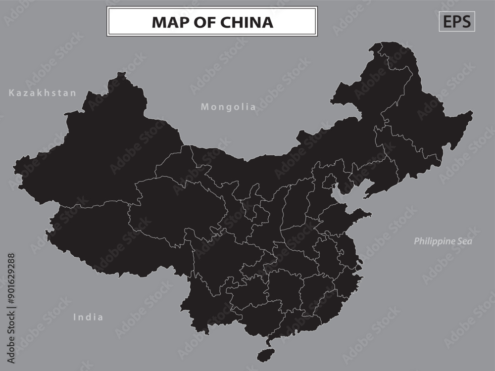 Geography politics map of countries. Map of country with capital, state ...