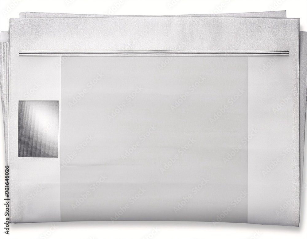 Blank Newspaper Headline Column and Row: Clean Slate for Your Headlines ...