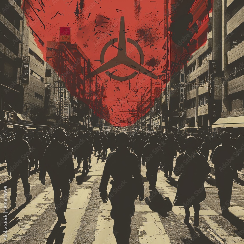 International Day against Nuclear Tests with symbolic imagery of a ...