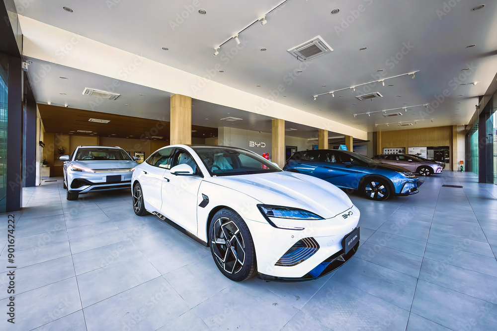 KANCHANABURI - THAILAND, JULY 6,2024 : Inside a showroom and interior ...