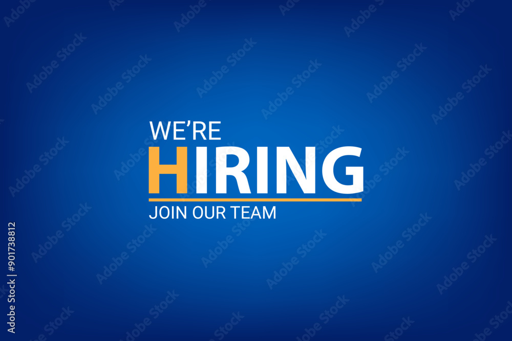 Vector we are hiring banner. Hiring recruitment design. We are hiring ...