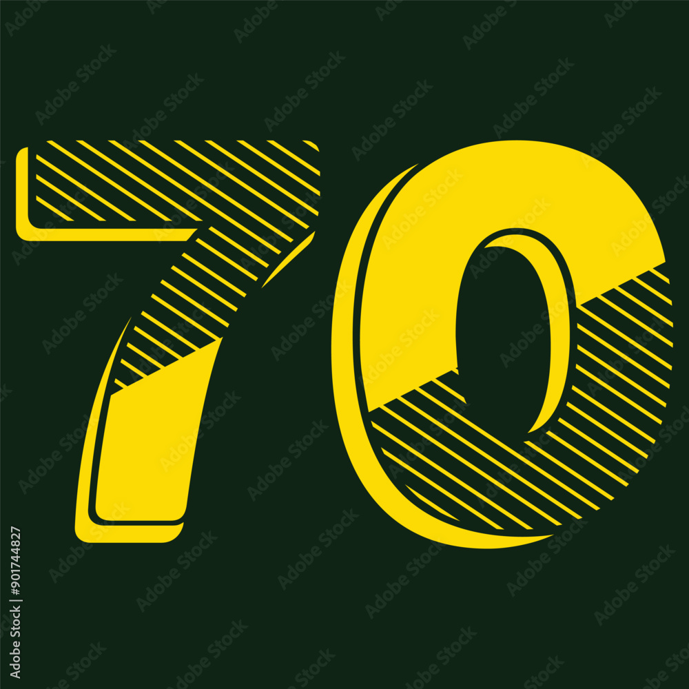 70 Classic Vintage Sport Jersey Uniform numbers in black with a black ...