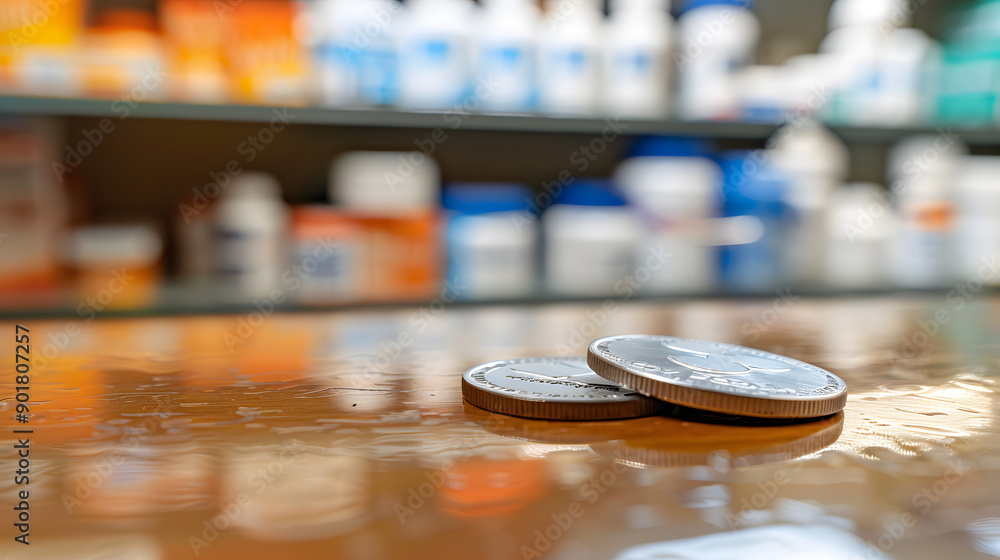 Artistic Split Coin Image, Symbolizing Shared Financial Responsibility ...