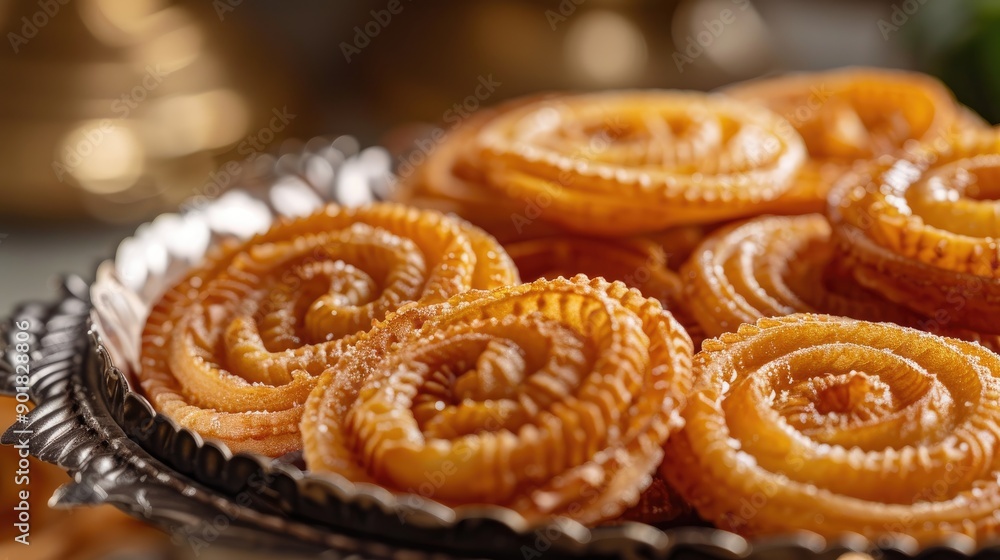 Foto de Murukku also known as Chakli and Khara Khaddi Traditional South ...