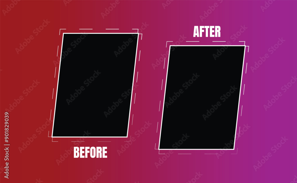Gradient before and after background template. Two team vector ...