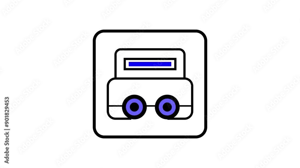 High-Resolution Animated Camera Icon with Modern Design and Fluid ...