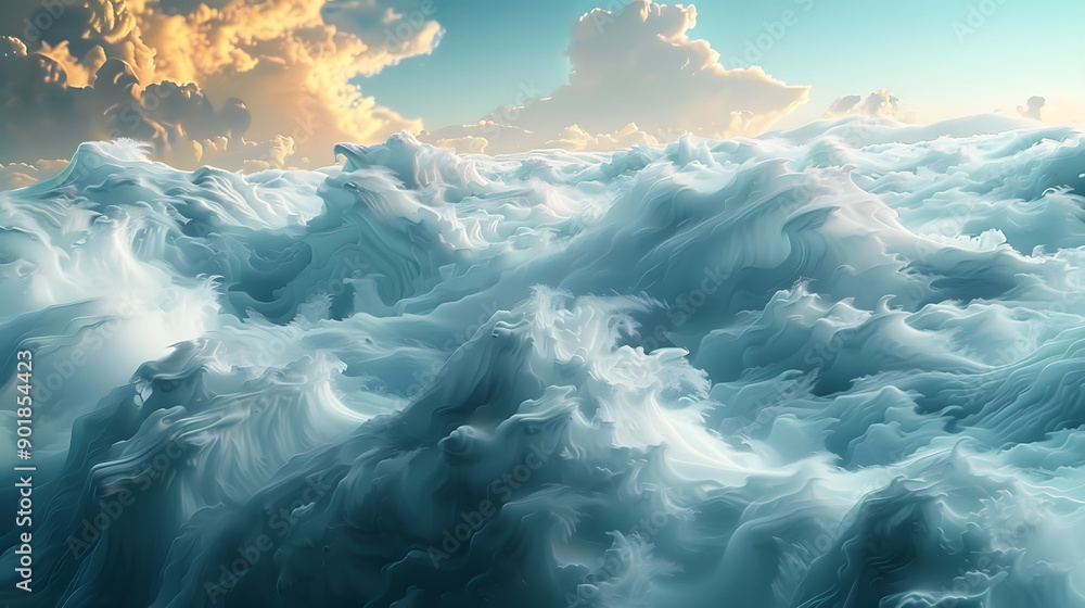 Dynamic 3D visualization of atmospheric pressure waves clashing ...