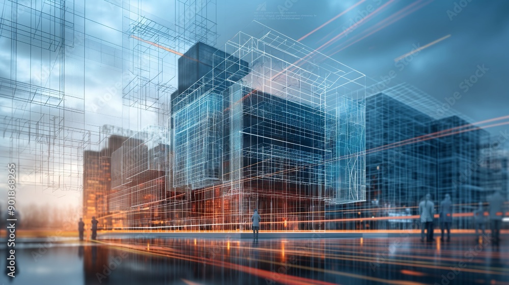 Digital Building Information Modeling (BIM), digital Building ...